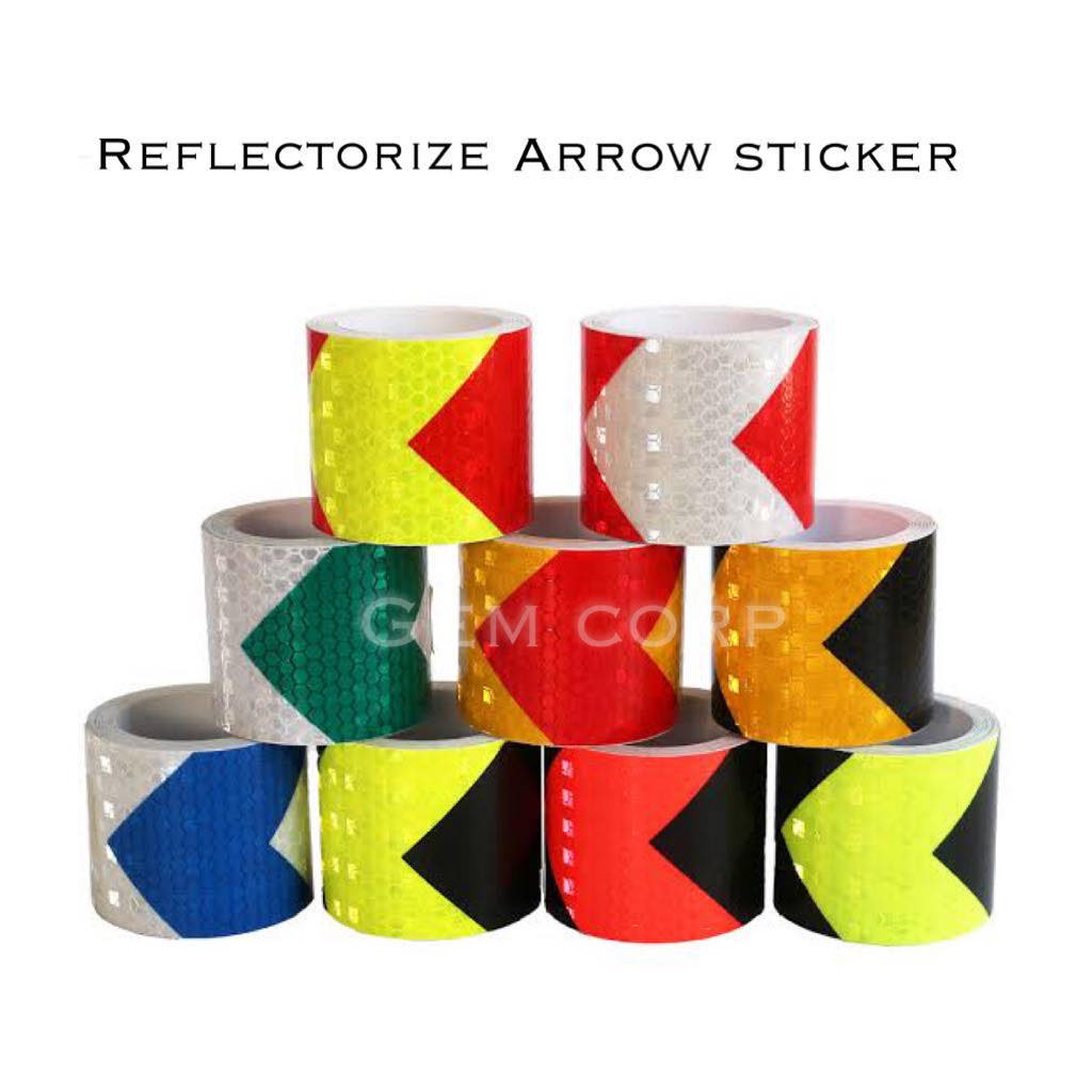 REFLECTORIZE ARROW STICKER PER (5cmx39m) | Shopee Philippines
