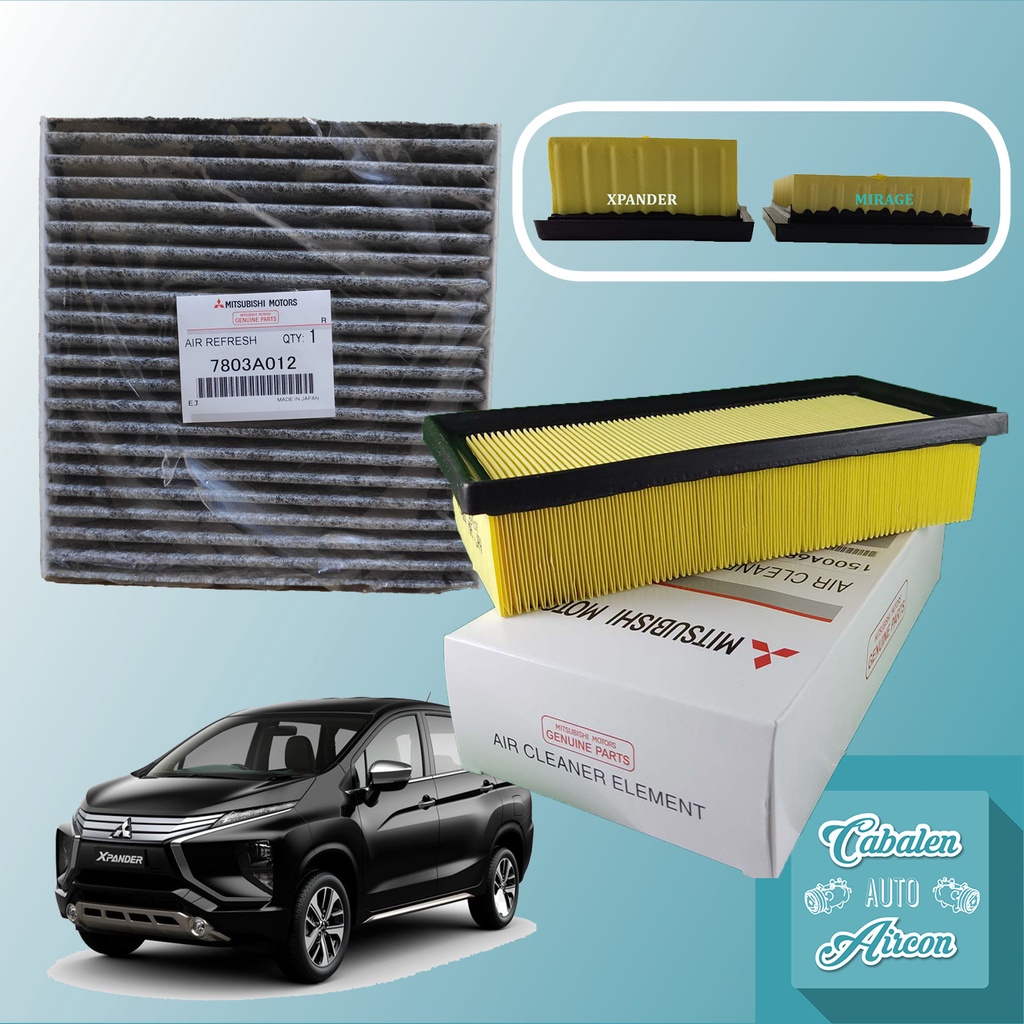 Charcoal Cabin and Air Filter Package for Mitsubishi XPANDER | Shopee ...