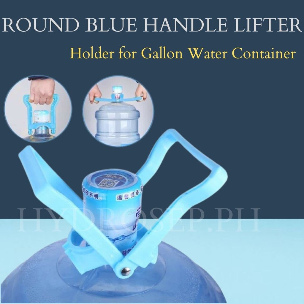 Round Blue Handle Lifter Holder for Gallon Water Container | Shopee ...