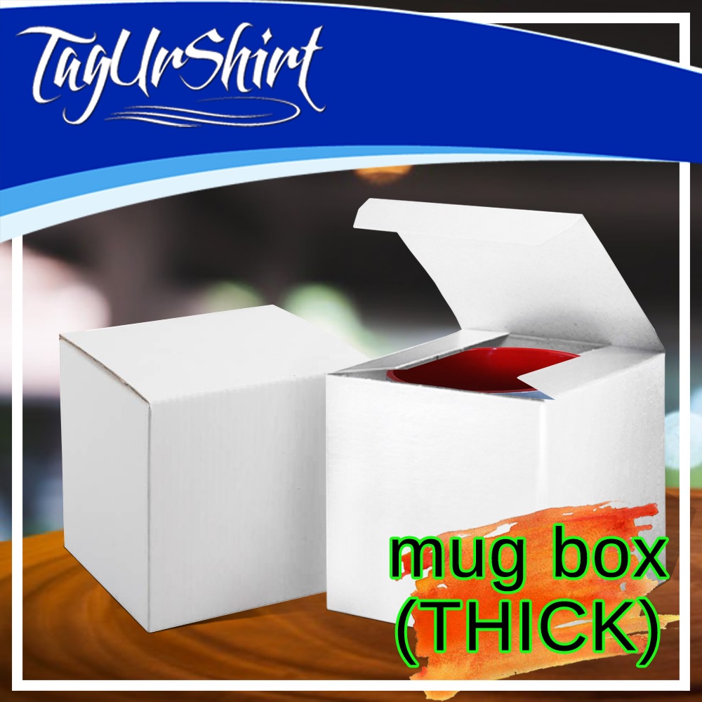 20 Pcs Thick MUG BOX Plain White for 11oz Mugs (THICK) | Shopee Philippines