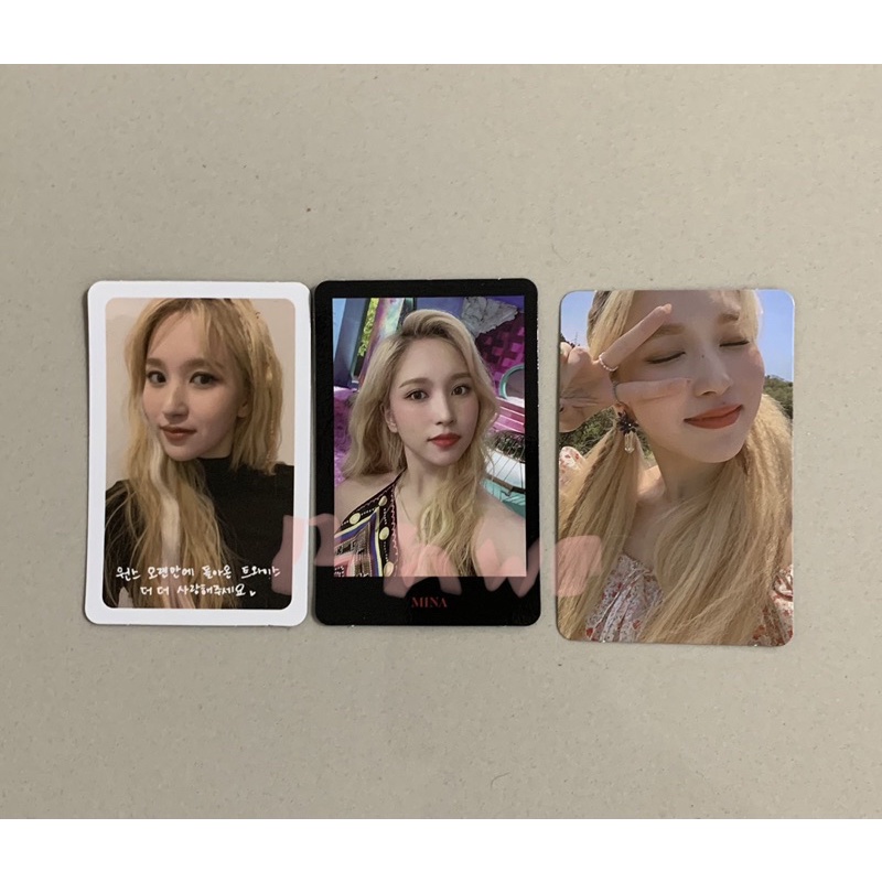Twice MINA PHOTOCARD | Shopee Philippines