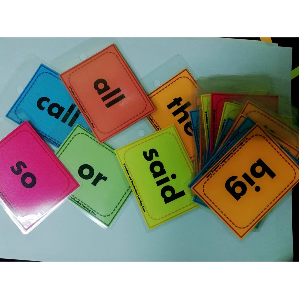 Sight words | fry' first 100 words flashcards | 65mm x 105mm atm size ...