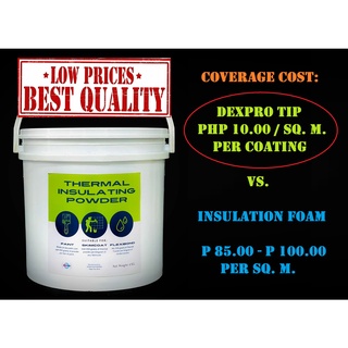 DEXPRO TIP (Thermal Insulating Powder) 1KG - good for 5 to 7 liters of ...