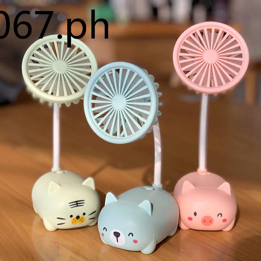 Meng pig charging fan USB mini cute hand -held small fan student gift ...