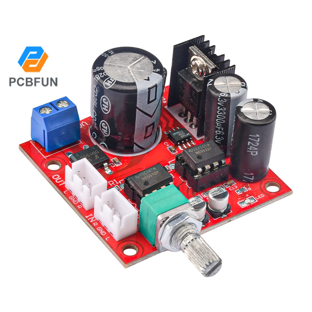 Pcbfun Dual Ne5532 Preamplifier Board Amplifier Module Single Power ...