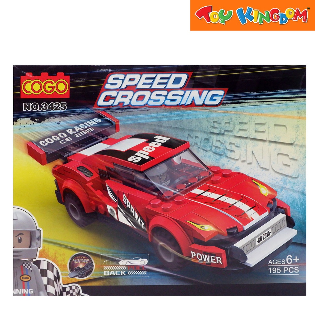 Cogo Speed Crossing Racing Car Building Blocks | Shopee Philippines