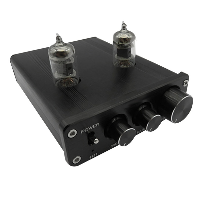 Preamplifier, 6J1 Vacuum Tube Amplifier Buffer Mini Hi-Fi Stereo Preamp ...