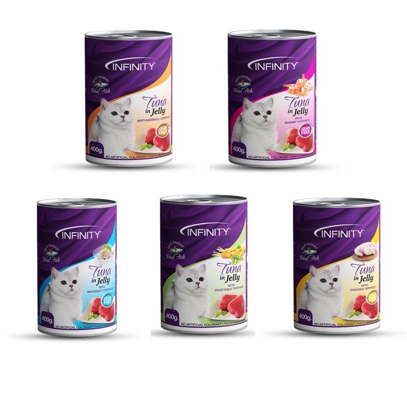 Infinity Canned Cat Food 400g | Shopee Philippines