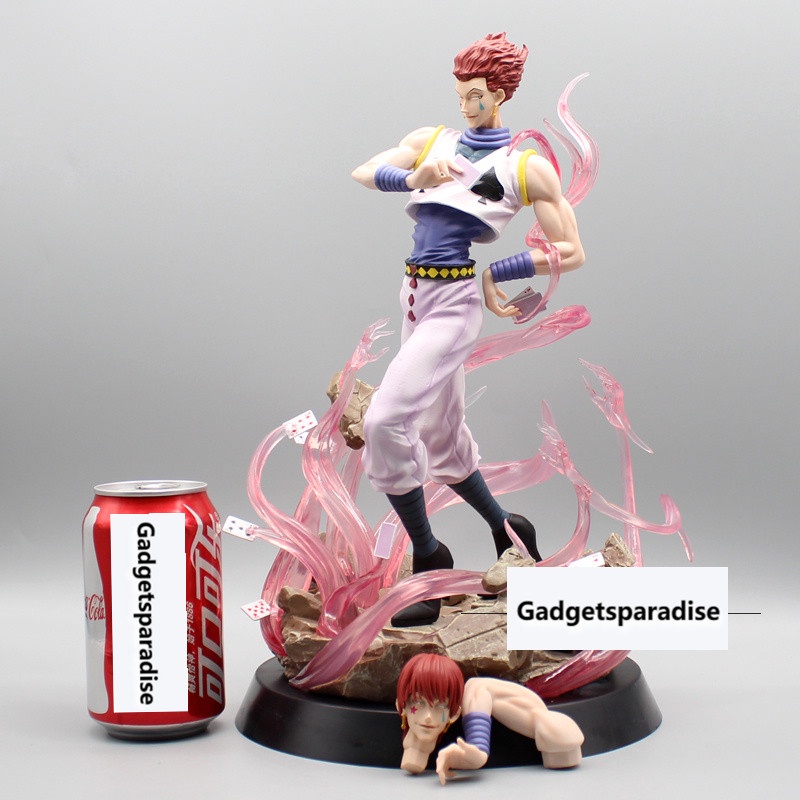 33cm Hunter X Hunter Anime Hisoka PVC Action Figure with 2 Heads ...