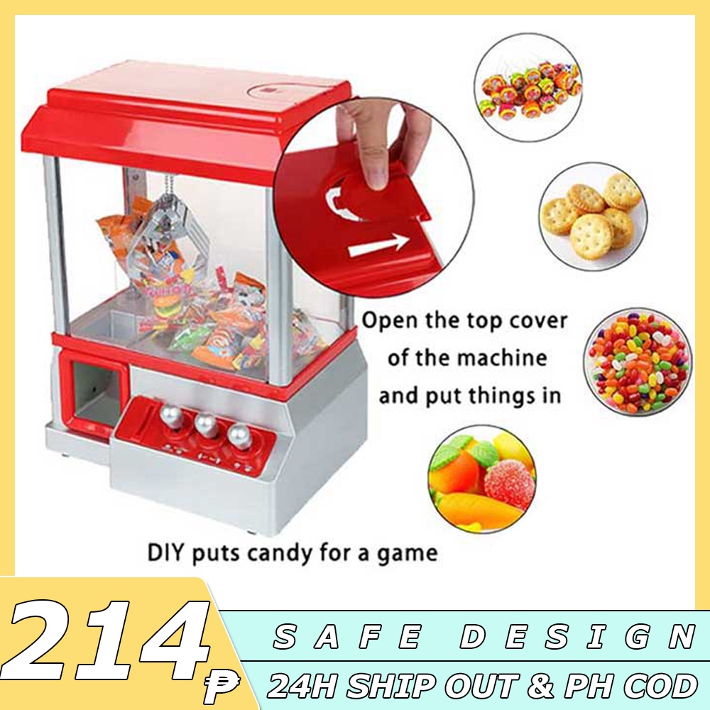 [PH]Christmas gift Game Clip Doll Grabber Catcher Arcade Game Machine ...
