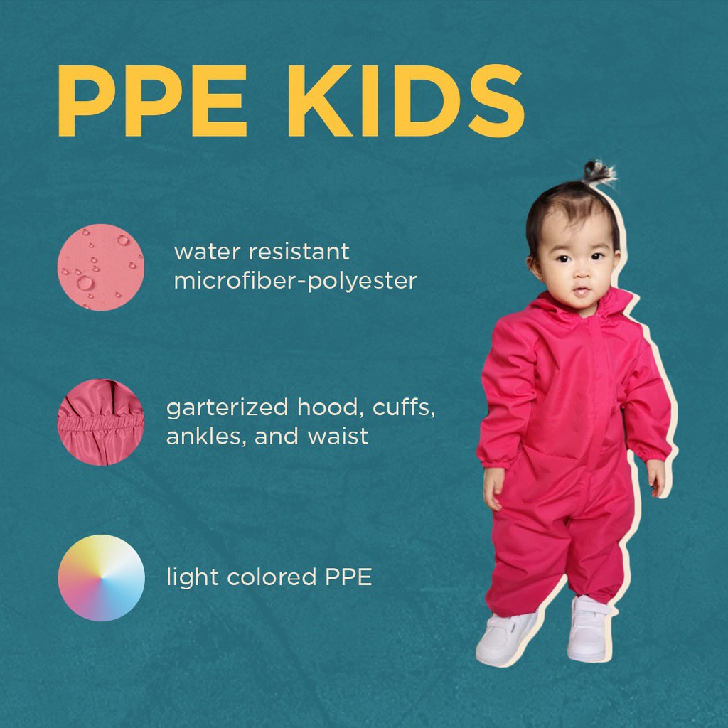 KIDS Bundle PPE Personal Protective Equpment with Mask | Shopee Philippines