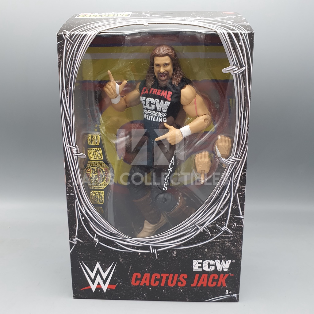 Mattel WWE Ringside Exclusive ECW Cactus Jack | Shopee Philippines