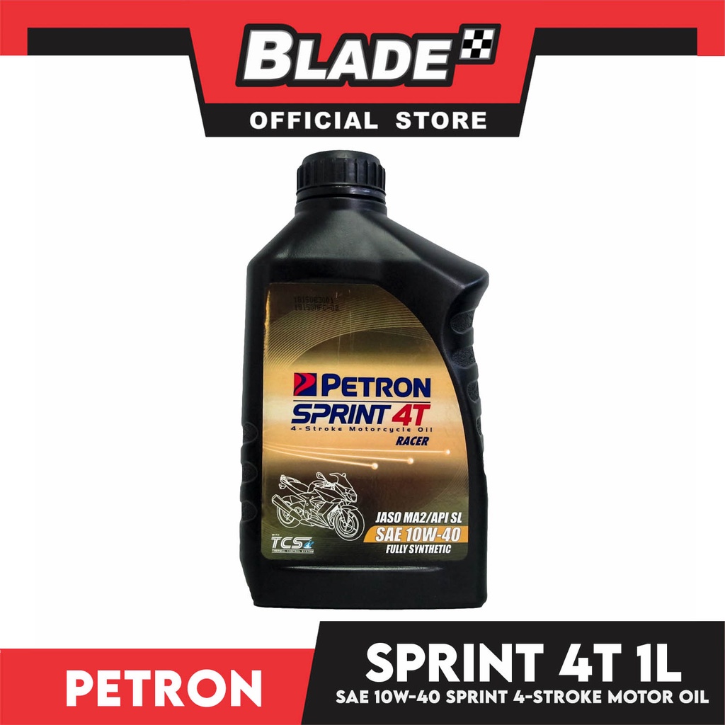 Petron Sprint 4T Racer 4-Stroke Motor Oil SAE-10W-40 1L | Shopee ...