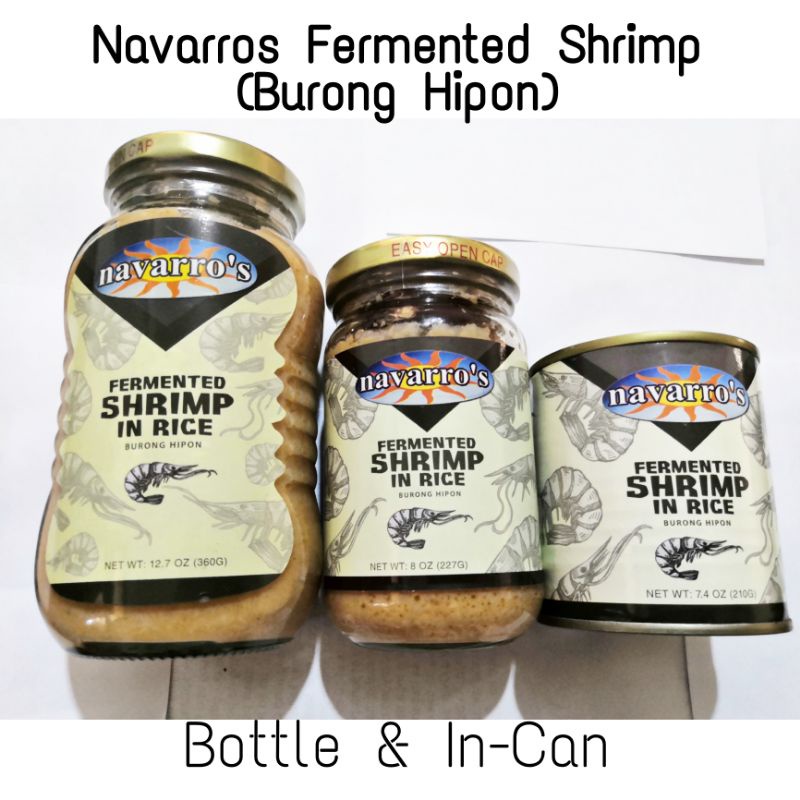 Navarro's Burong Hipon (Fermented Shrimp in Rice) 227grams & 210grams ...