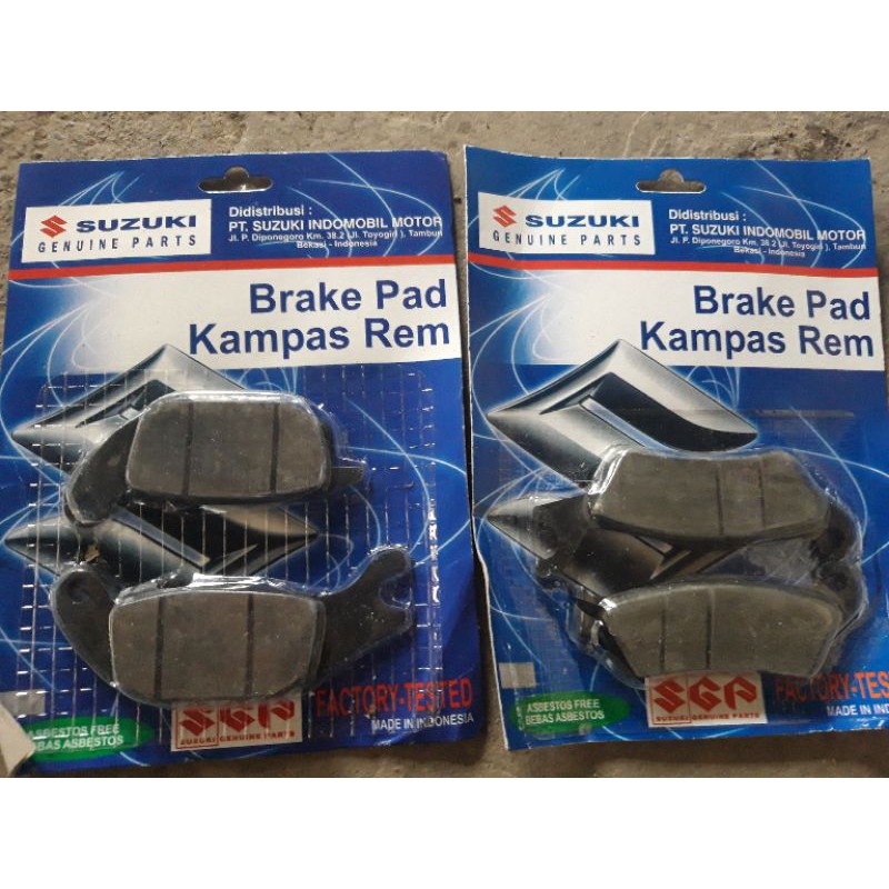 Brake pad pair raider 150 carbtype.. front/rear pair. | Shopee Philippines