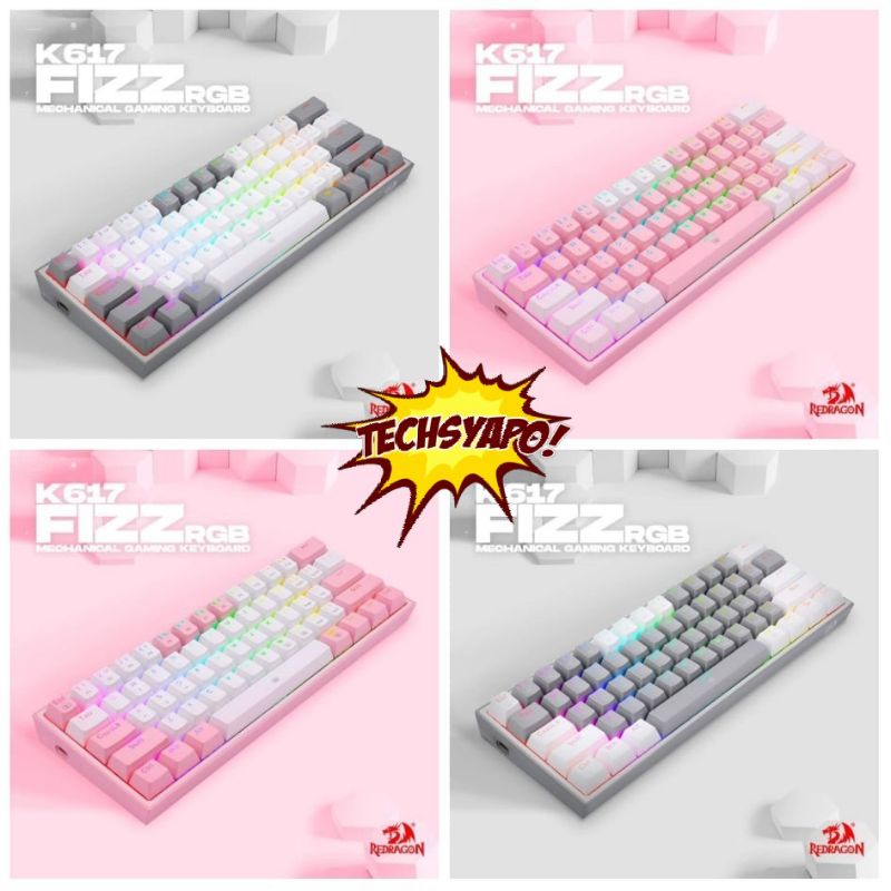 REDRAGON FIZZ RGB WIRED 60% MECHANICAL GAMING KEYBOARD | Shopee Philippines