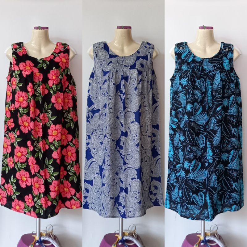 daster pambahay slevless dila (flower,lace,tropical) | Shopee Philippines