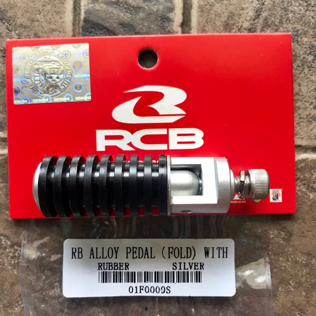 1pc RCB Alloy Pedal with Rubber (FOLD) | Shopee Philippines