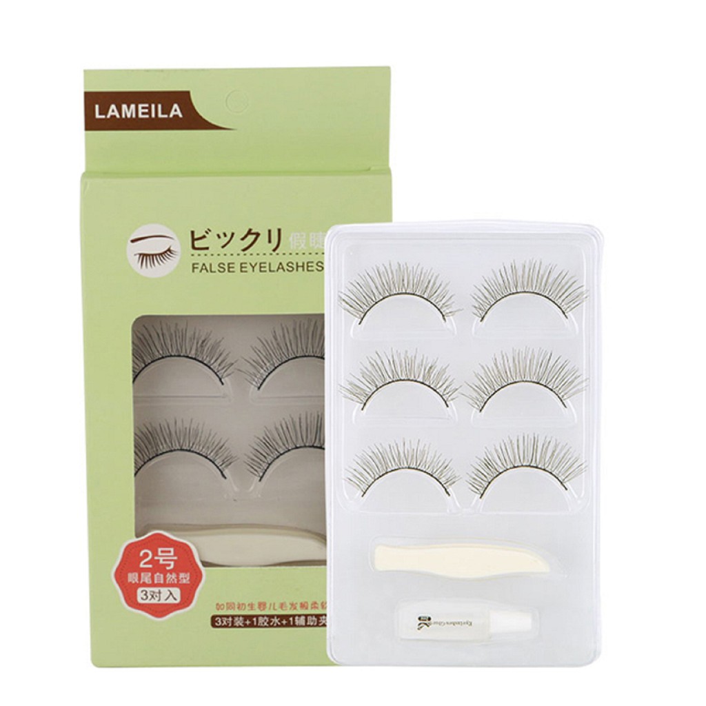 Lameila Natural False Eyelashes Beauty Accessories Makeup | Shopee ...