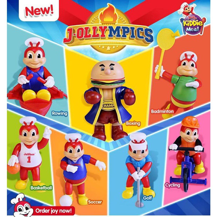 PER PIECE Jollibee kiddie meal toy JOLLYMPICS 2021 | Shopee Philippines