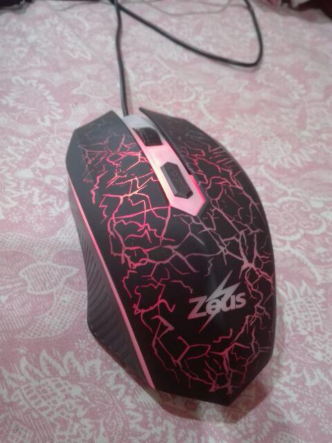 Zeus M-110 Lightning Chain Bolt Gaming Mouse Breathing Light | Shopee ...
