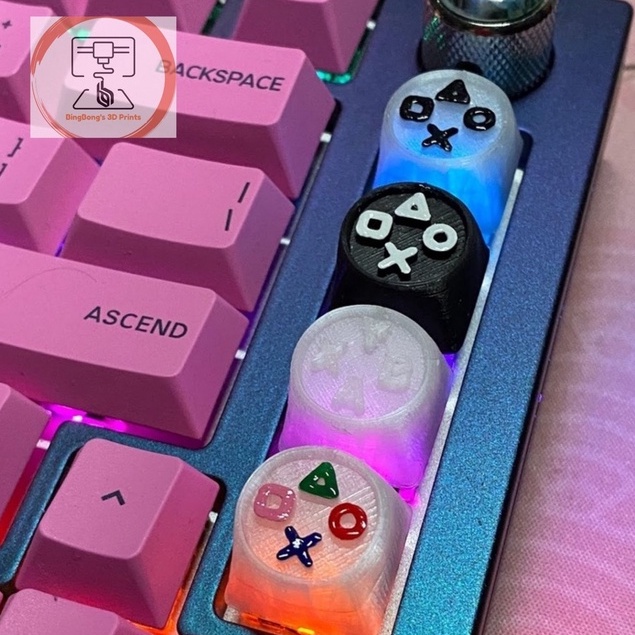 Playstation Controller themed Keycap/ Artisan keycap for mechanical ...