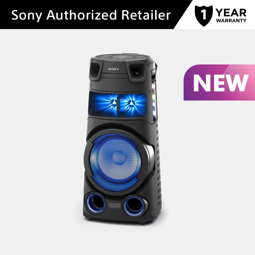 Sony MHC-V73/V73 High-Power Audio System with Bluetooth® Technology ...