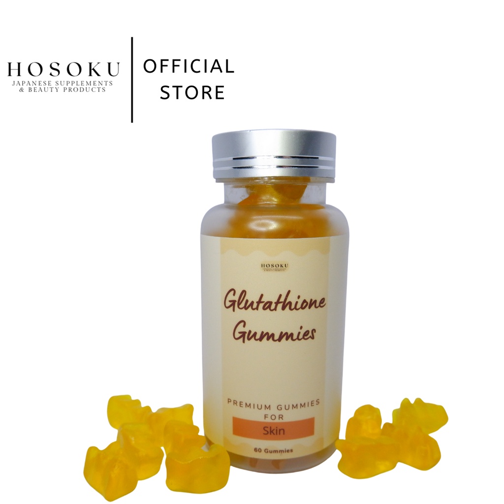 Glutathione Gummies with Niacinamide, Vitamins C & E Skin Whitening ...