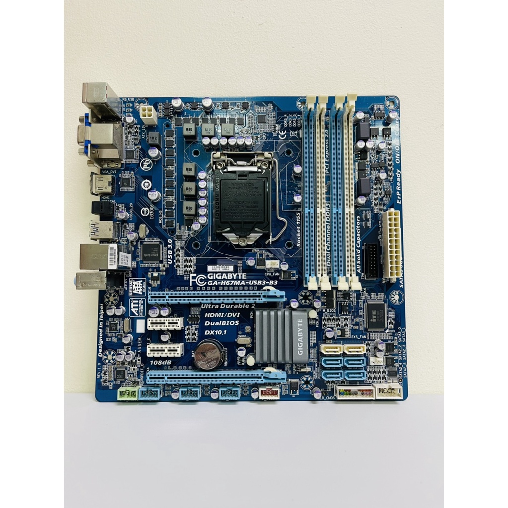 GIGABYTE H67MA-USB3-B3 Desktop 3rd GEN Motherboard H67 Socket LGA 1155 ...