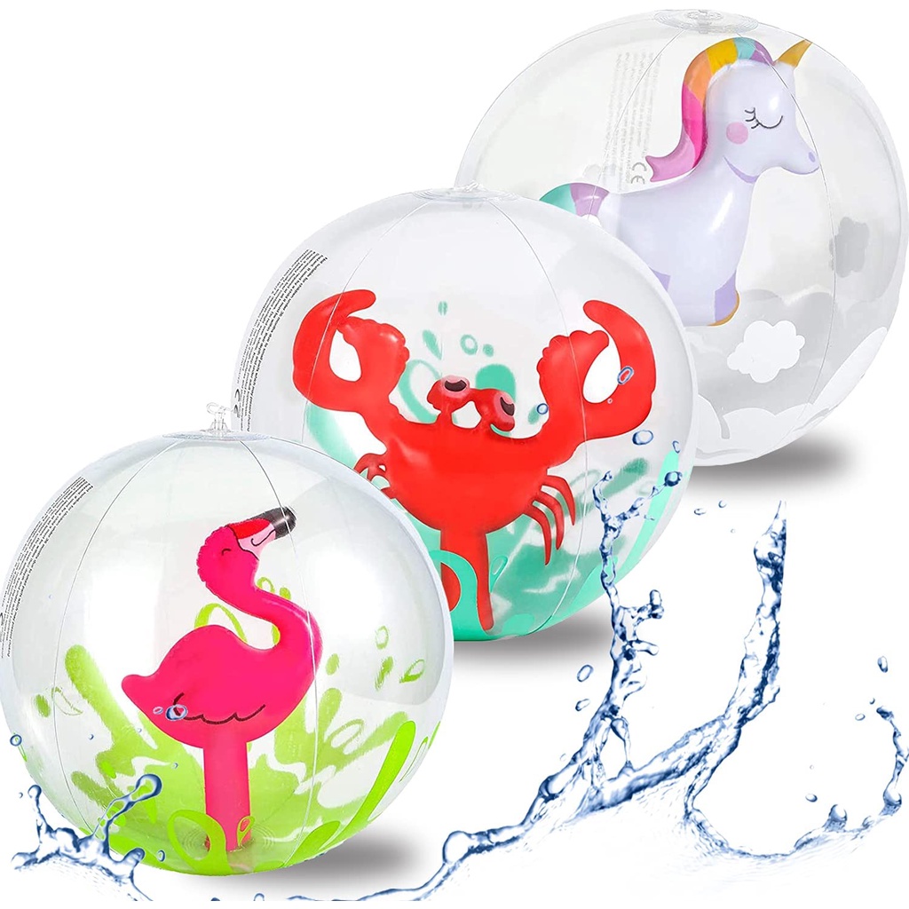 PVC Cartoon Toy Beach Ball Inflatable Air Ball Swimming Pool Ball ...