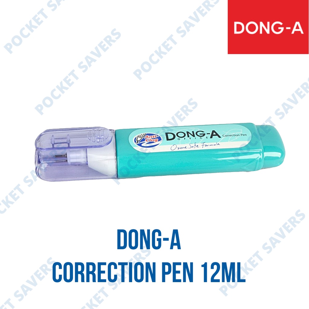 DONG-A Correction Pen 5 ml - 15 ml (White Correcting Fluid) | Shopee ...