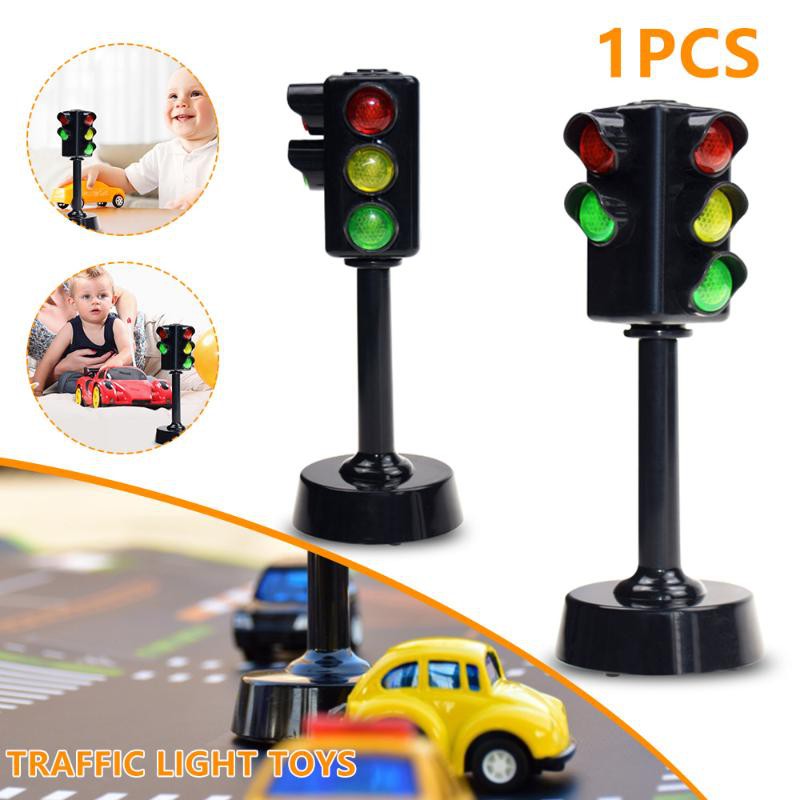 Road Safety Signs Lamp Traffic Signal Lights Kids Educational Pretend ...