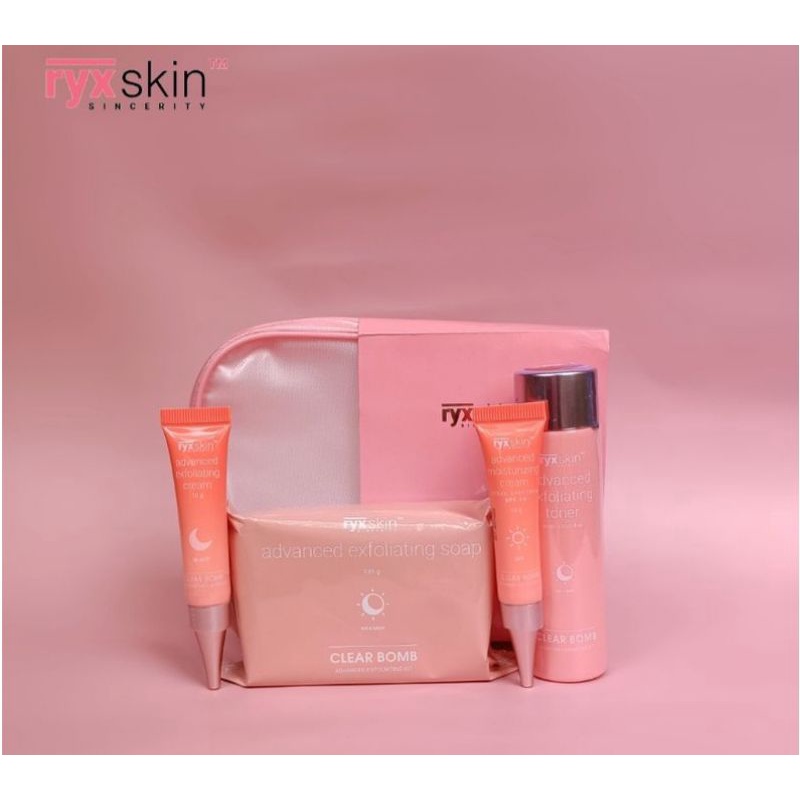 ORIG NEW PACKAGING RYX CLEAR BOMB ADVANCED EXFOLIATING KIT | Shopee ...