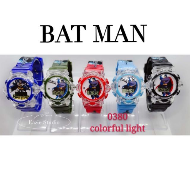 Cartoon DC Bat Man Hero Watch Kids Wristwatch Boy Girl Watches Kids ...