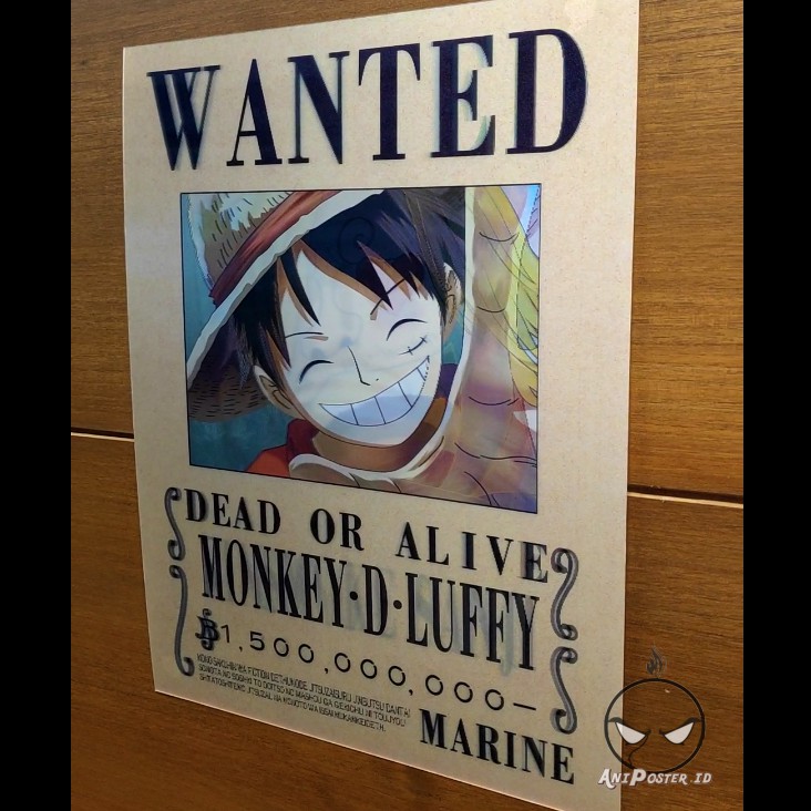 3d Poster ANIME Premium Quality - ONE PIECE BOUNTY (B - SANJI x ZORO x ...