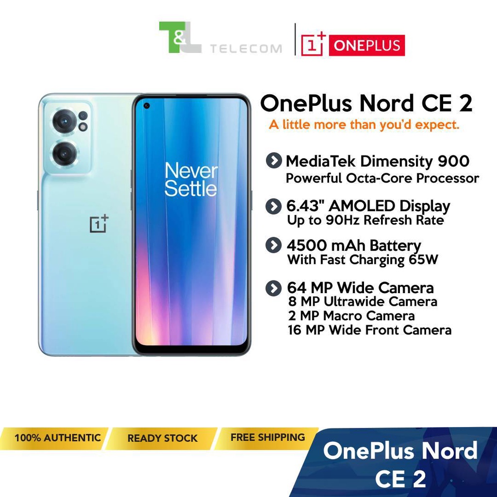 Oneplus Nord CE 2 (IV2201) 5G Dual SIM | 6GB+128GB/8GB+128GB | 4500 mAh ...