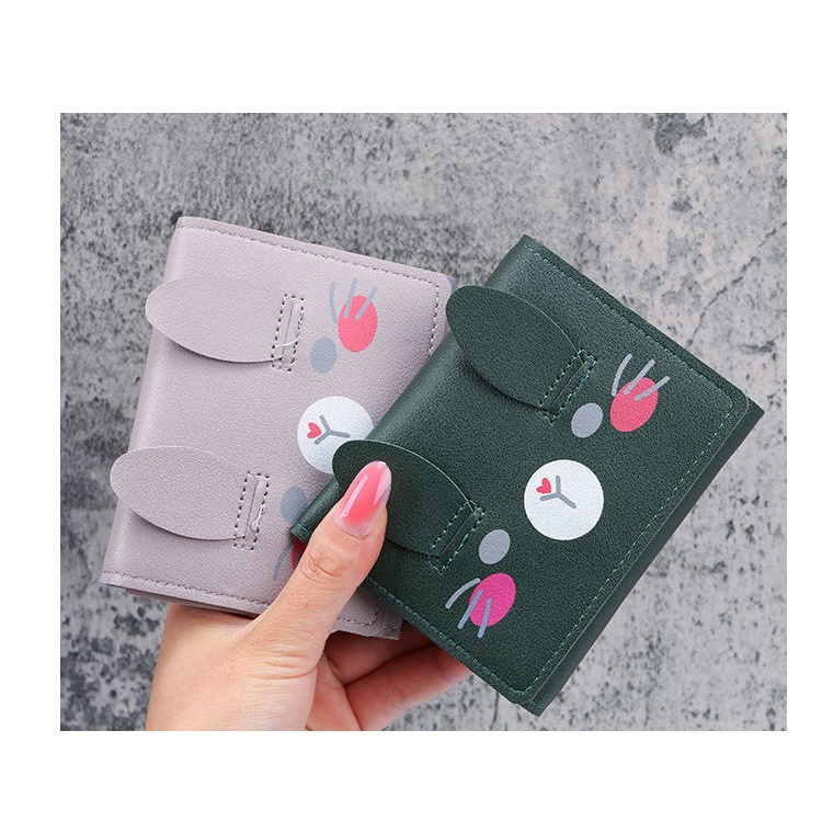 Lovely Luxury Wallet Mini Coin Wallet Card Set Large Capacity Multi ...