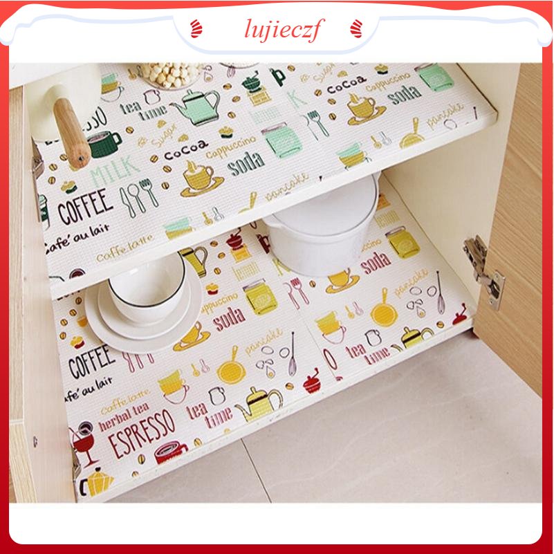 Printing Can Be Cut Oil-proof Moisture-proof Drawer Pad Wardrobe Pad ...