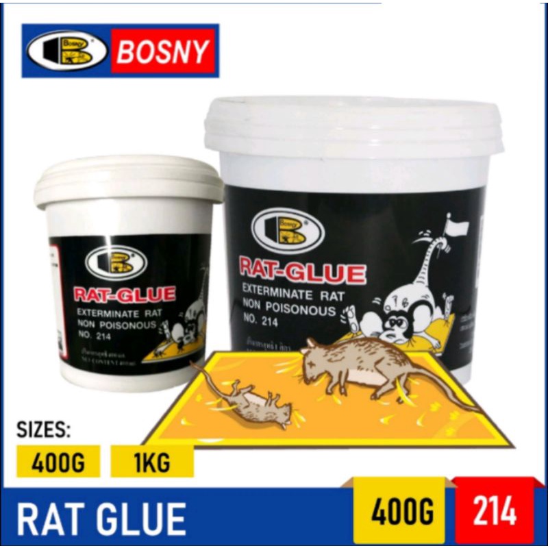 BOSNY RAT GLUE B214 PANDIKIT SA DAGA GLUE ONLY 400ML , 1KG PANDIKIT NA ...