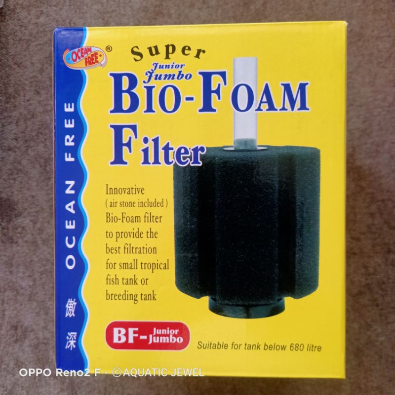 Ocean free bio foam filter(BF-Junior Jumbo) | Shopee Philippines