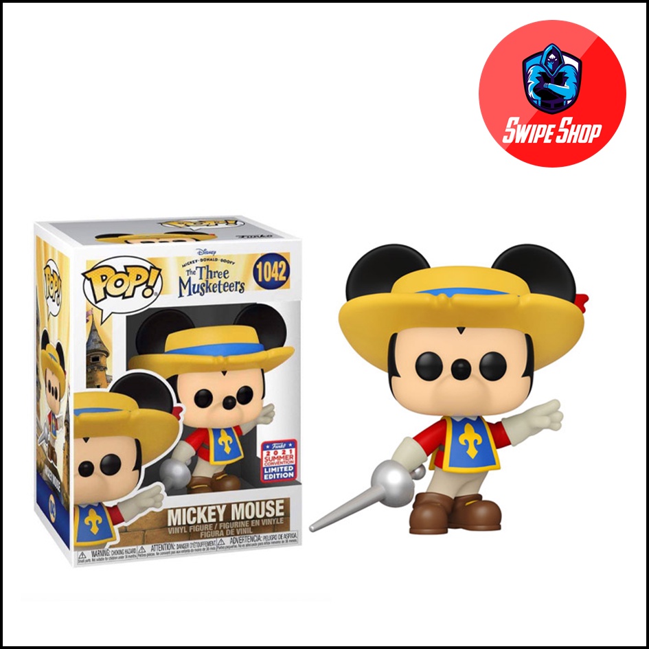 Funko Pop Mickey Mouse Three Musketeers Summer Convention Shared Funkon ...