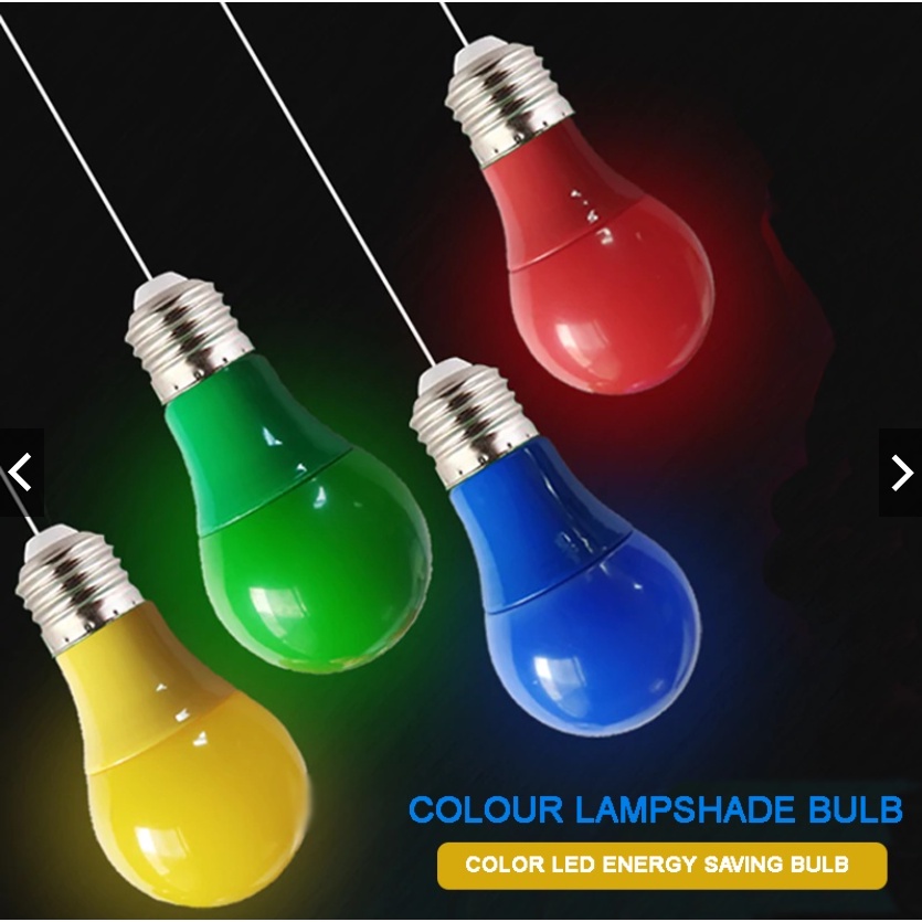 Decovolt 7W LED Colored Bulbs Christmas Lights Light bulb E27 led bar ...