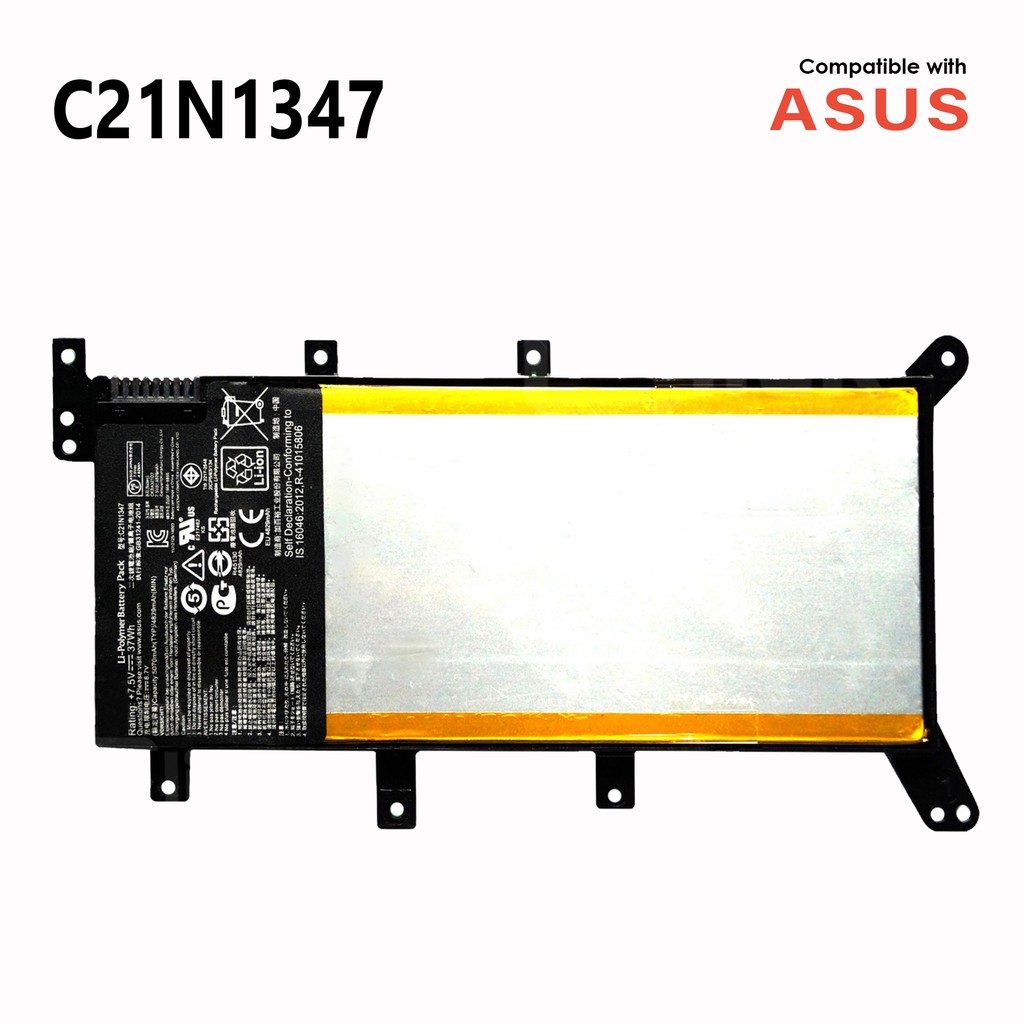 LPO Battery C21N1347 Compatible with Asus X555 X555LA X555LD X555LN ...