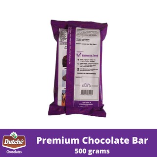 Dutche Premium Chocolate Bar 500 Grams | Shopee Philippines
