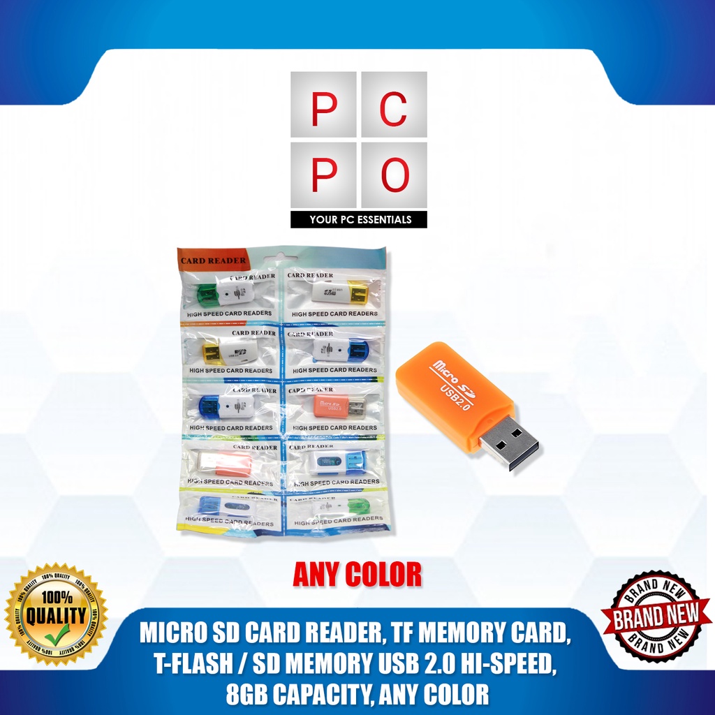 MICRO SD CARD READER, TF MEMORY CARD, T-FLASH / SD MEMORY USB 2.0 HI ...