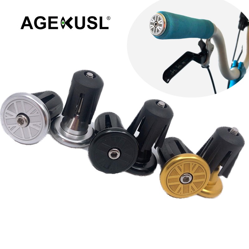 Agekusl Bicycle Bar The End of the Driver Plug Bar End Union Jack Plug for Brompton Pikes 3Sixty ...