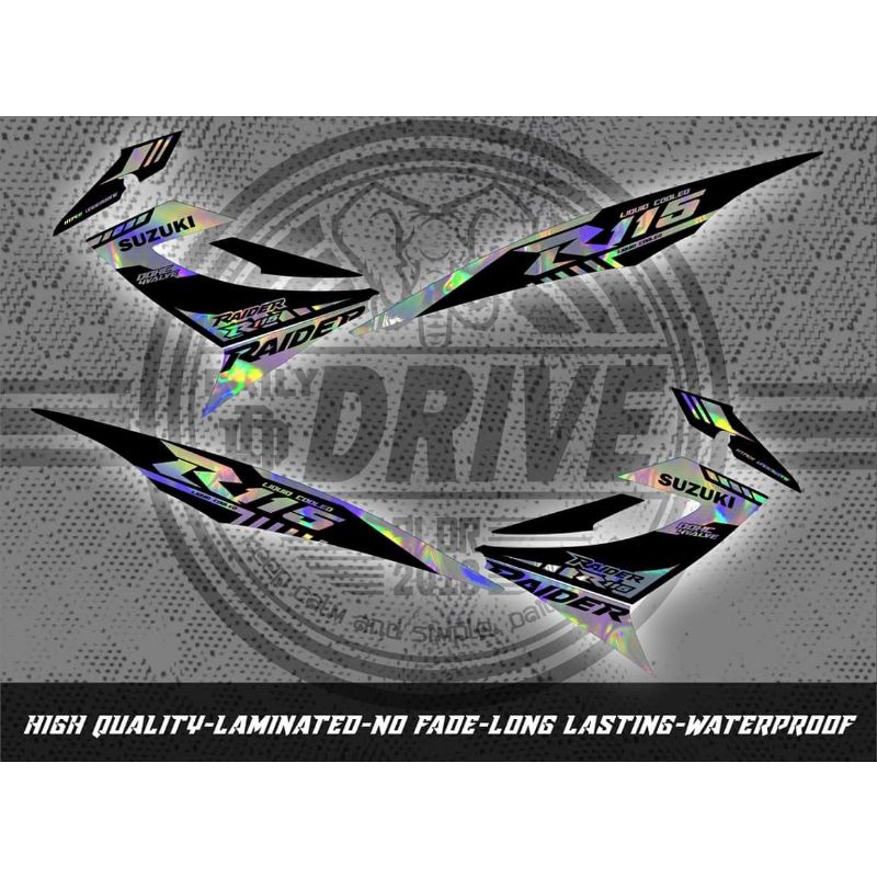 Suzuki Raider j115 Decal Sticker (New Design) | Shopee Philippines