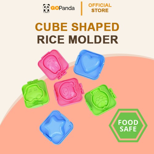 GoPanda Boiled Egg Molder Food Shaper Rice Cube Maker Food Mold Press ...