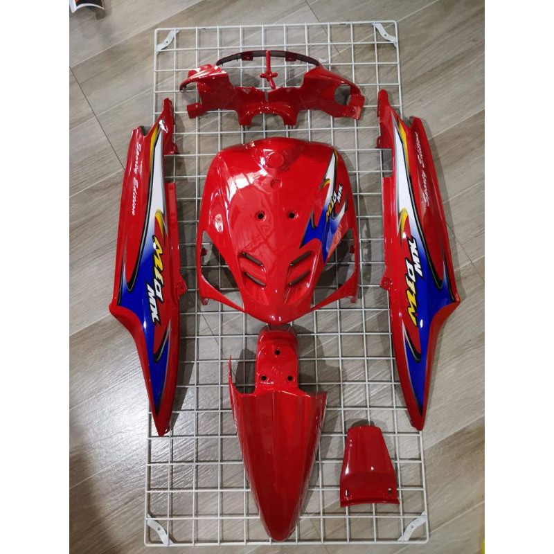5VV FAIRINGS SET (MIO 1) 3 HOLES (RED) | Shopee Philippines