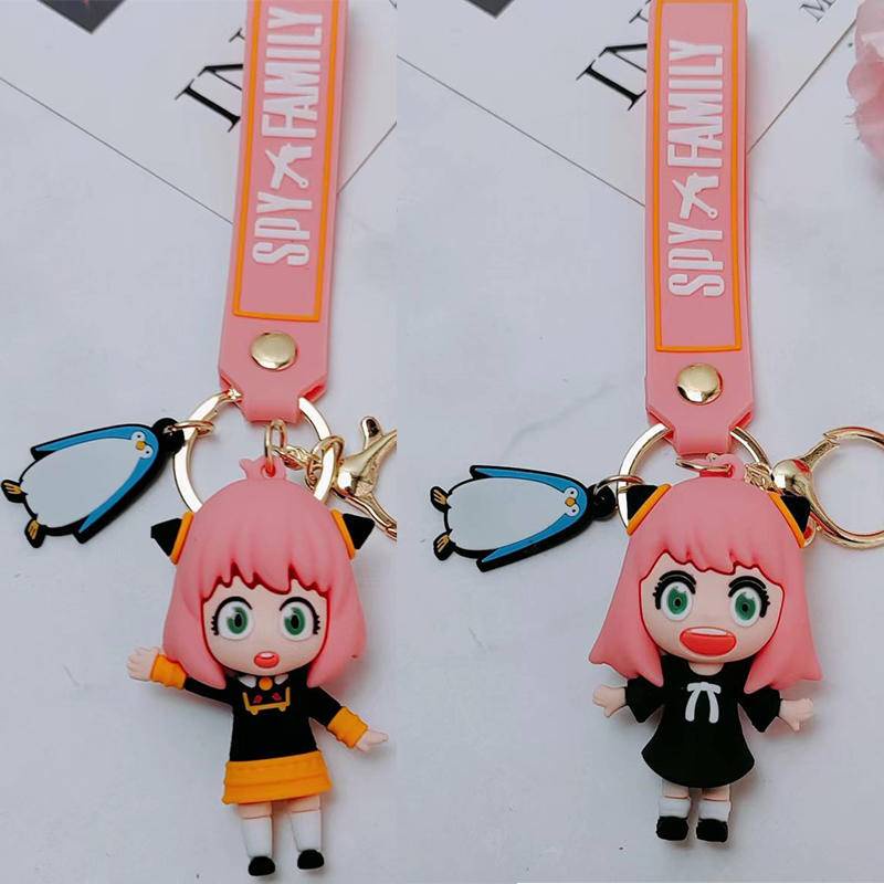 SPYxFAMILY Anime Pendant Keychains Car Key Chain Key Ring Phone Bag ...